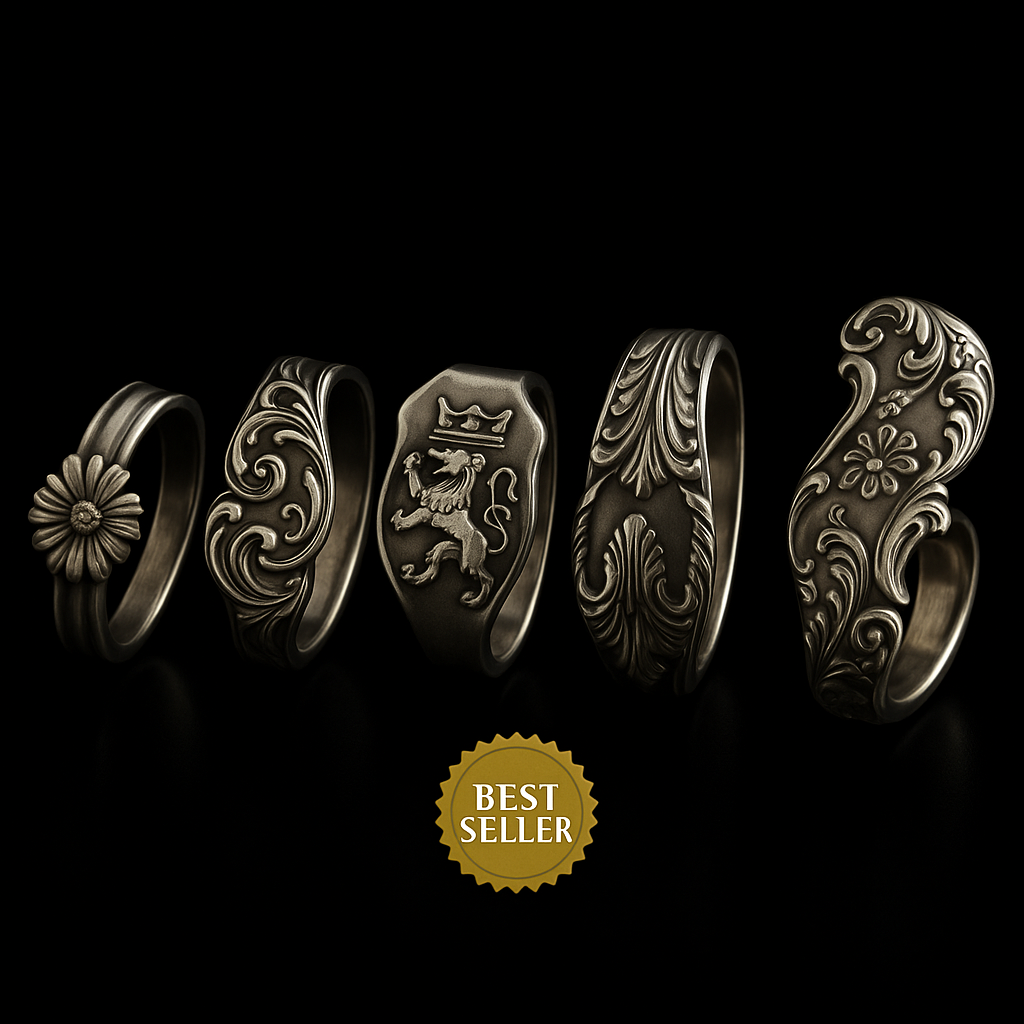Vintage Silver Mystery Ring – NDLH